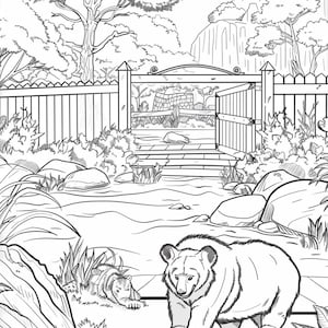 Take a Coloring Safari! Nearly 300 Printable Zoo Animal Coloring Pages ...