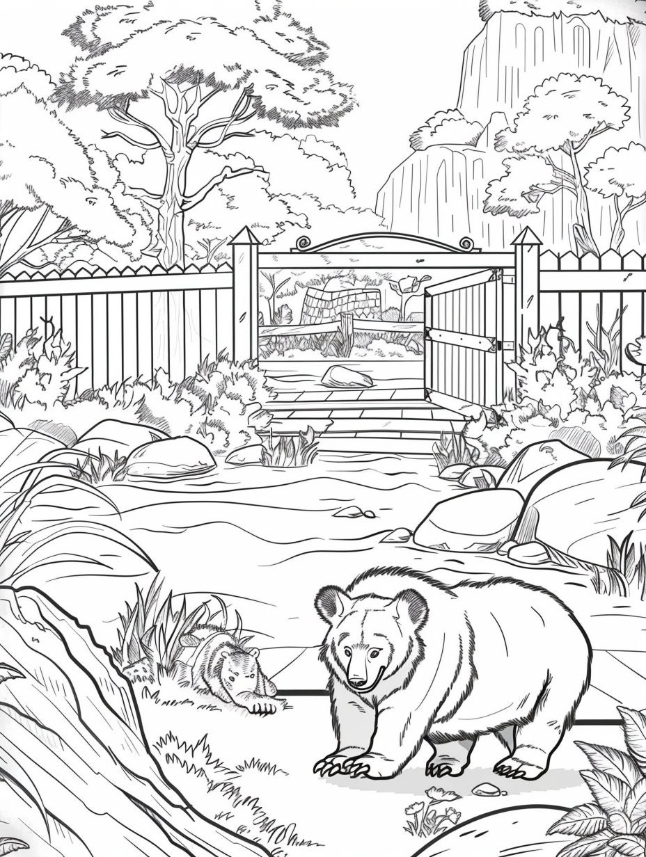 Take a Coloring Safari! Nearly 300 Printable Zoo Animal Coloring Pages ...