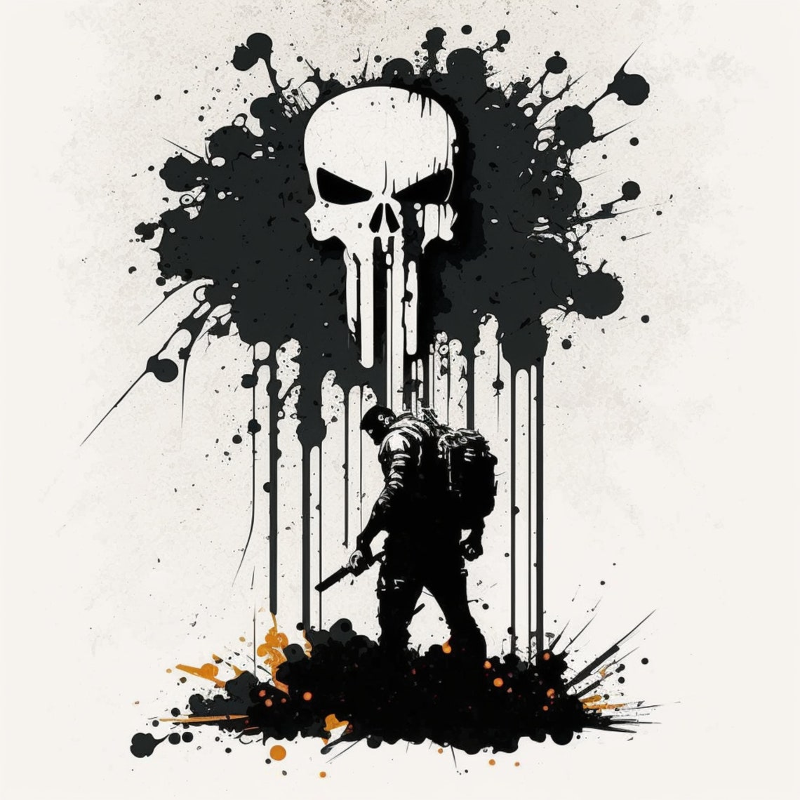 21 Original Punisher Art Pieces for Digital Download, Digital Prints - Etsy