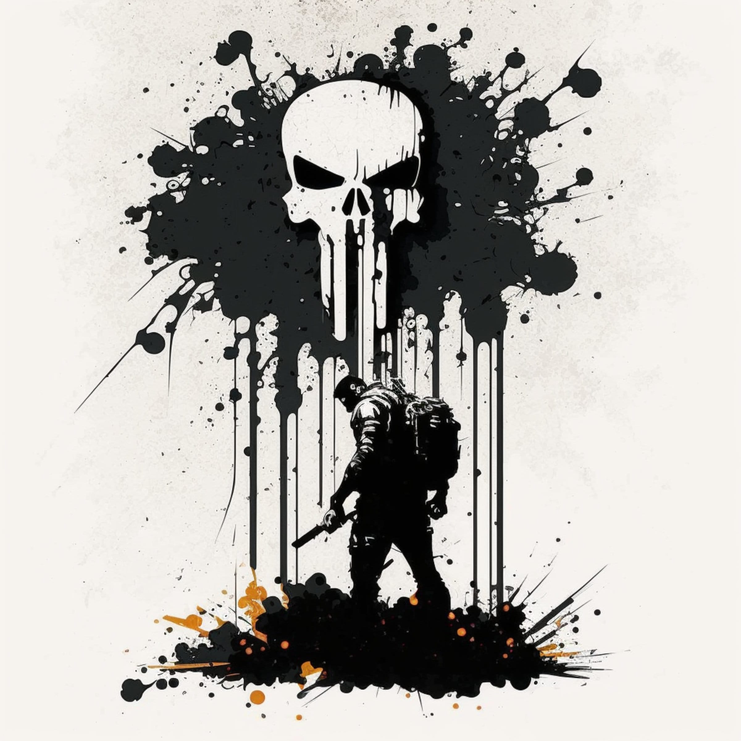 21 Original Punisher Art Pieces for Digital Download, Digital Prints - Etsy