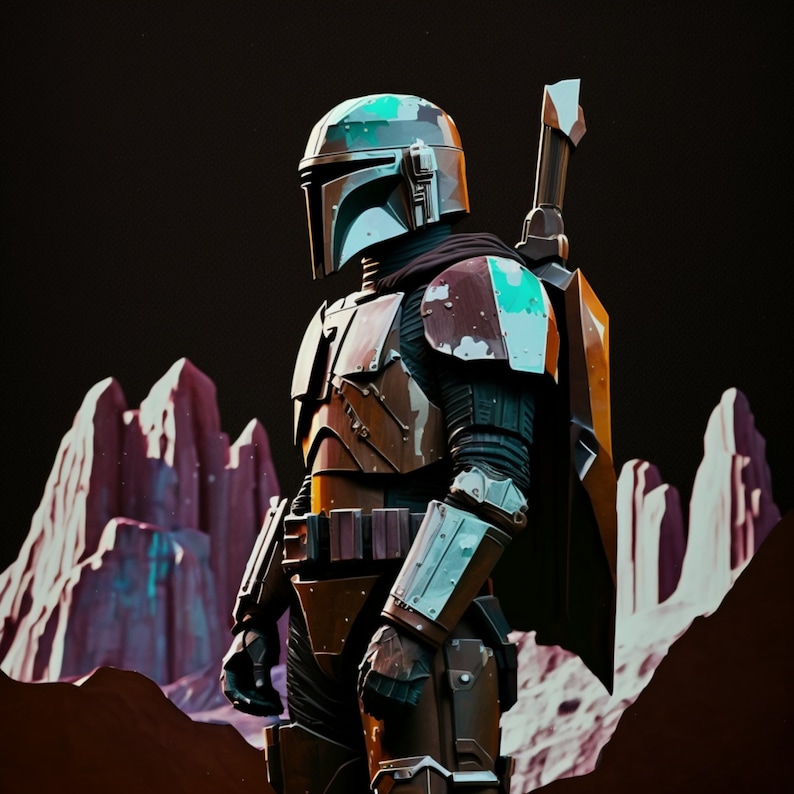 18 Custom Made Mandalorian Digital Art Portraits Inspired by the ...