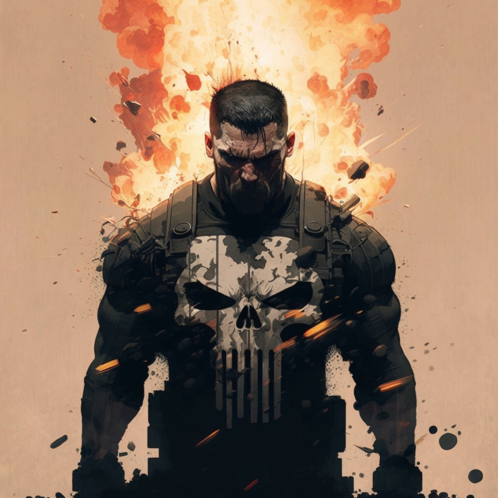21 Original Punisher Art Pieces for Digital Download, Digital Prints - Etsy