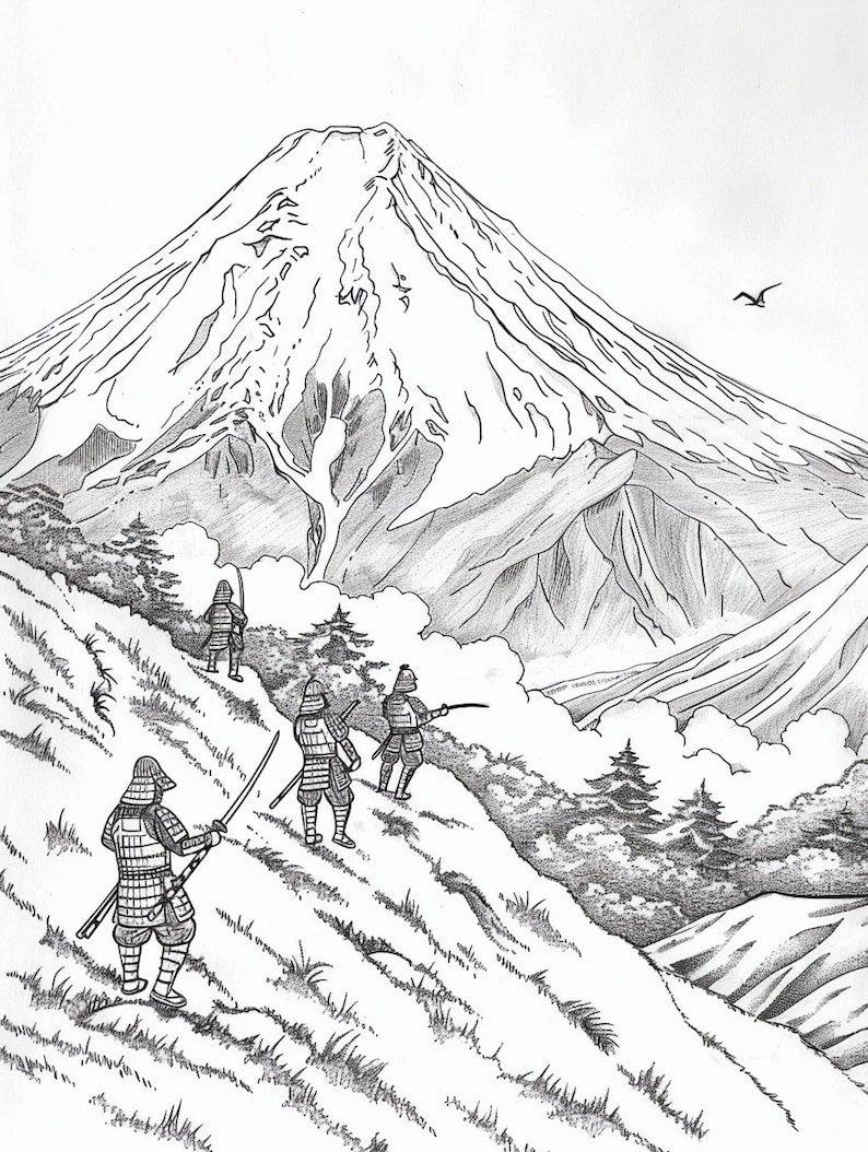 Embrace the Majesty of Mt. Fuji! Over 200 Mt. Fuji Coloring Pages ...