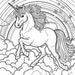 Magical Unicorn Coloring Adventure Over 200 Pages Printable Digital ...
