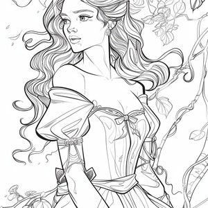 Enchantment Awaits! Over 200 Printable Princess Coloring Pages ...