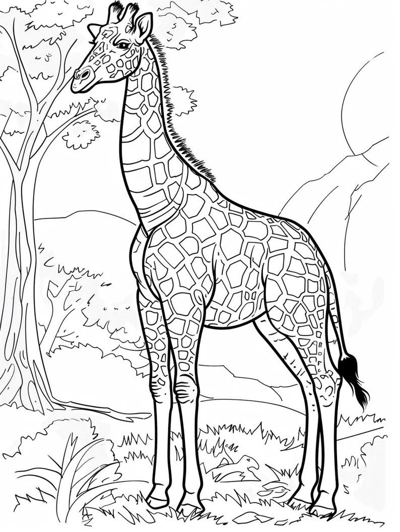 Take a Coloring Safari! Nearly 300 Printable Zoo Animal Coloring Pages ...