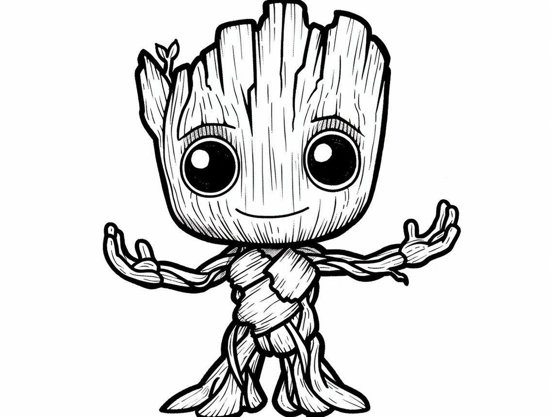 Nearly 300 Printable Marvel Chibi Coloring Pages - Digital Download - Etsy