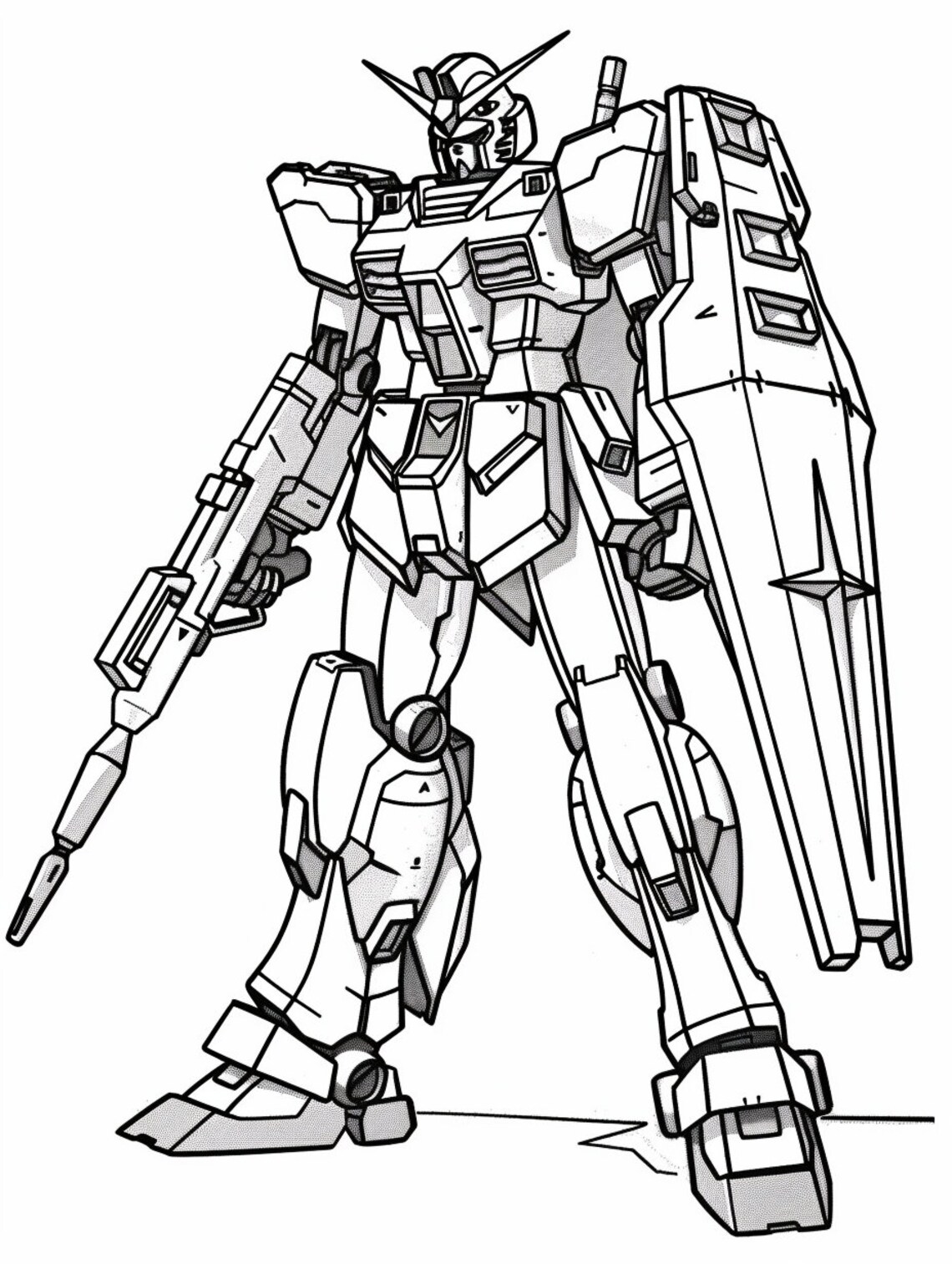 Gear Up! 200+ Printable Mecha Coloring Pages - Digital Download - Etsy