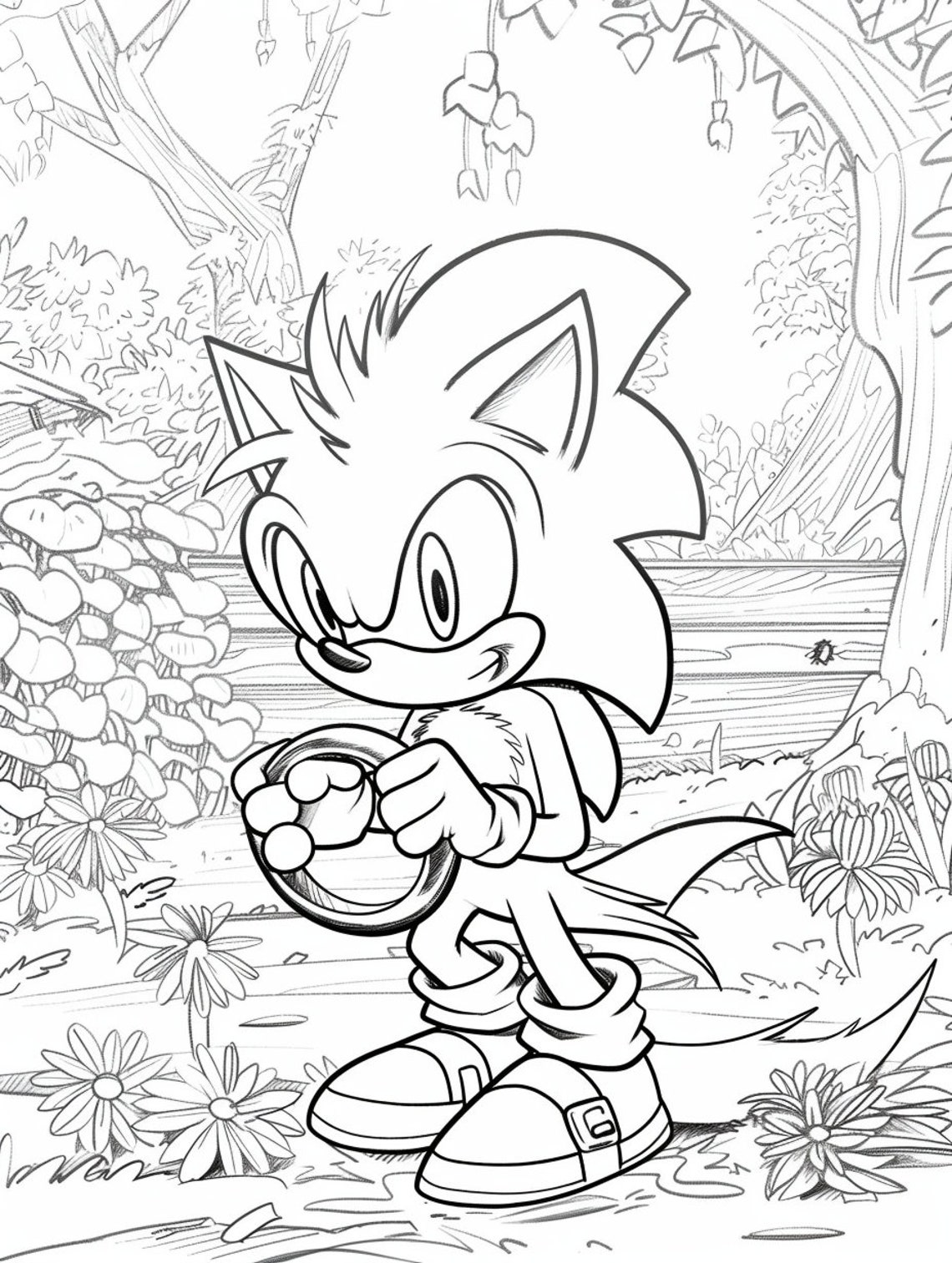 The Ultimate Sonic Coloring Adventure - 300+ Printable Digital Download ...