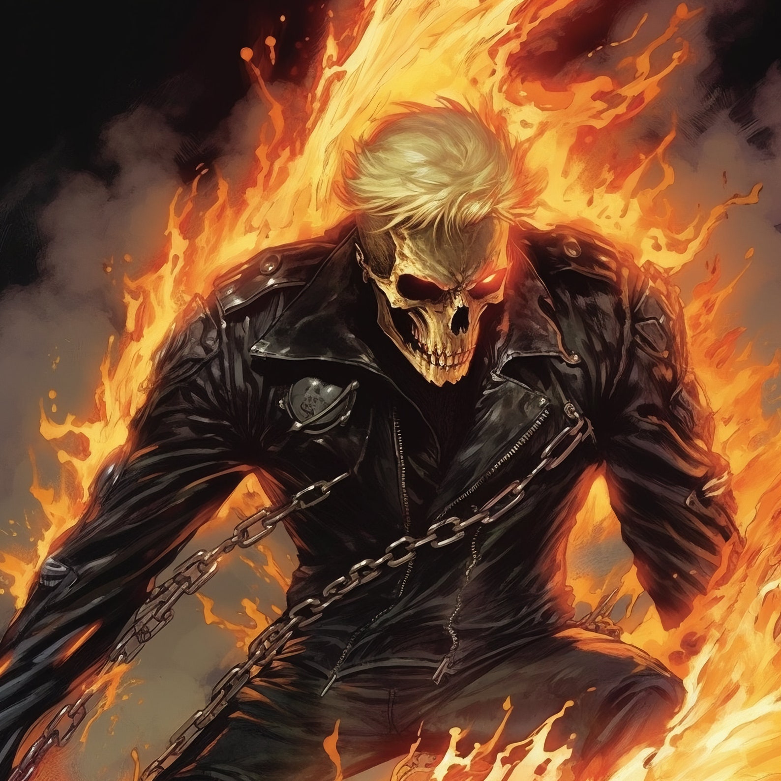 Over 30 Original Ghost Rider Printable Art for Digital Download. Check ...