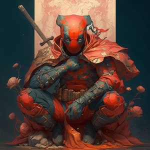 Deadpool Printable Art Digital Download 21 Unique Pieces - Etsy