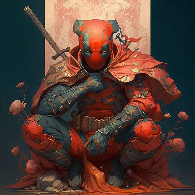 Deadpool Printable Art Digital Download 21 Unique Pieces - Etsy