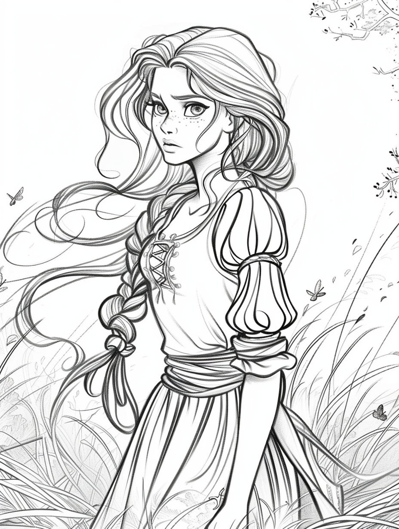 Enchantment Awaits! Over 200 Printable Princess Coloring Pages ...