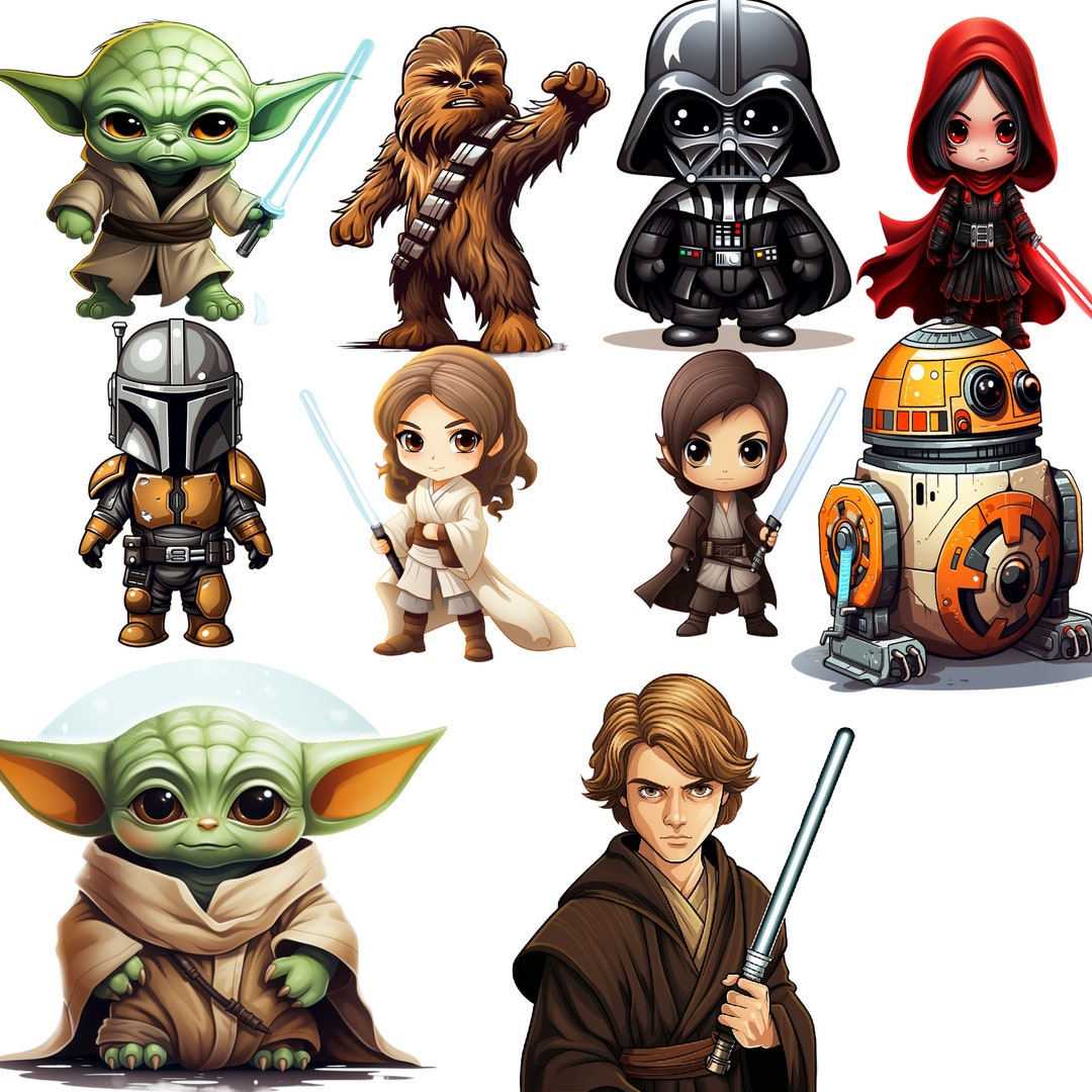 Unlock the Star Wars Universe With Over 800 Unique Star Wars Clipart ...