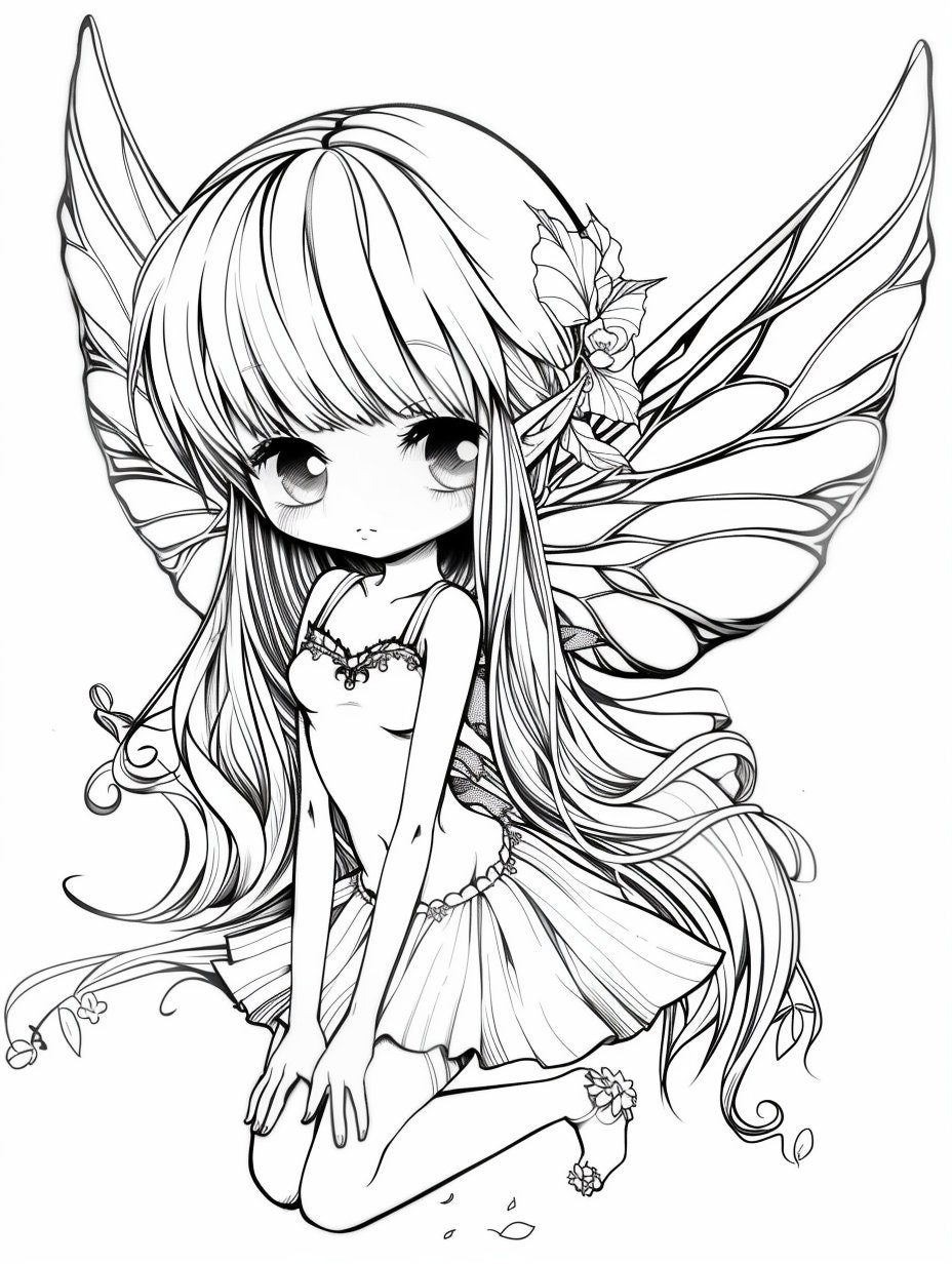 250 Adorable Anime Coloring Pages - Printable, Digital Download - Etsy