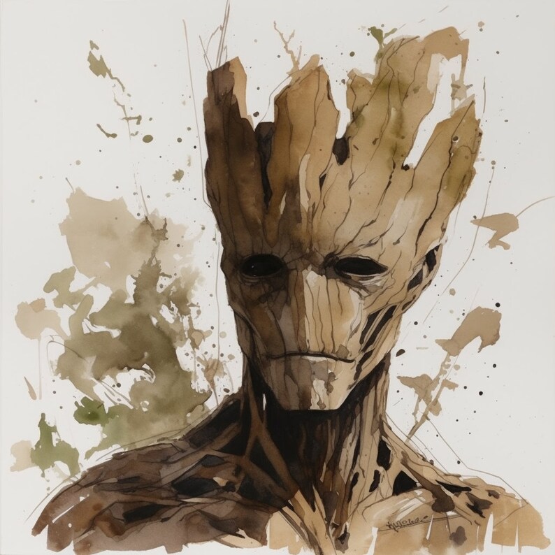 26 Printable Groot Pictures for Digital Download. Original Art - Etsy