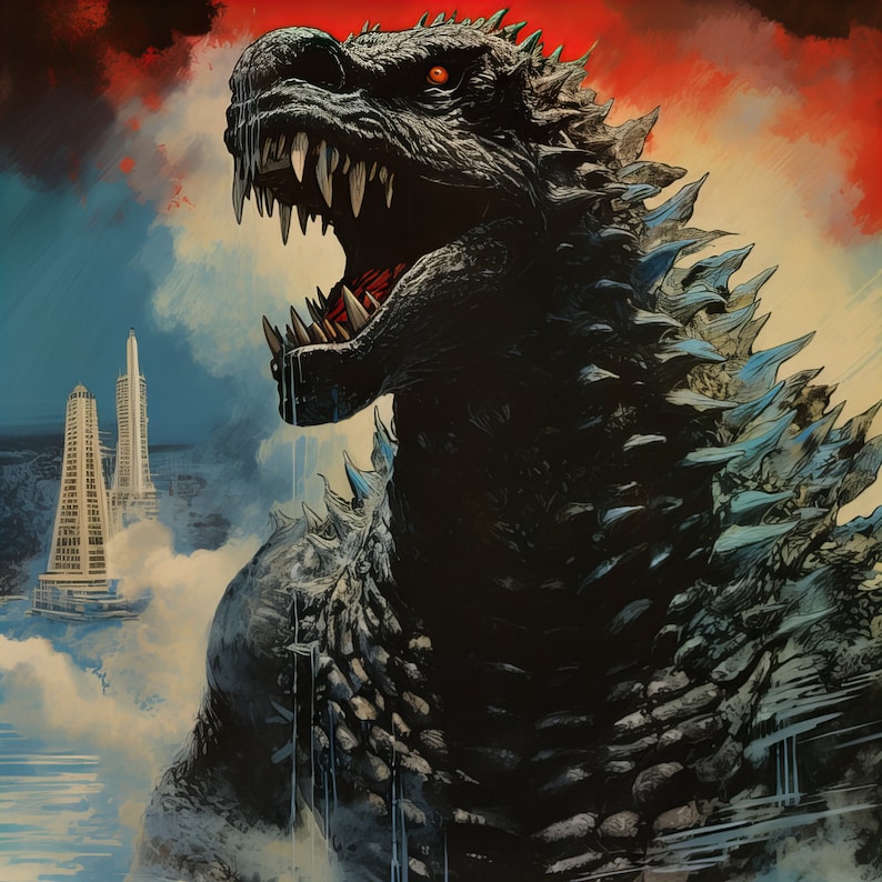 Explore the Mighty World of Godzilla: 290 Unique and Original Digital ...