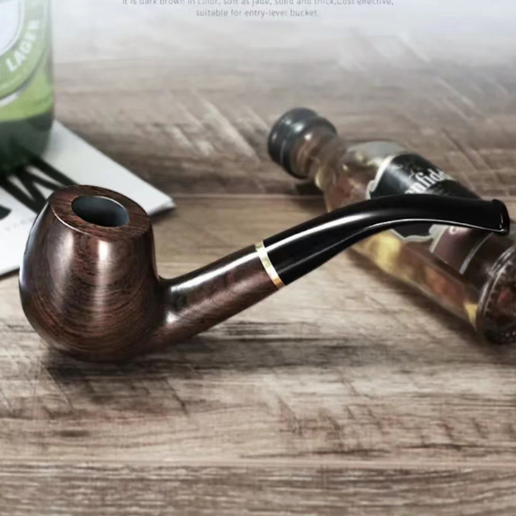 Handmade Wood Smoking Pipe, Perfect Beginner Pipe Kit for Smoking ...