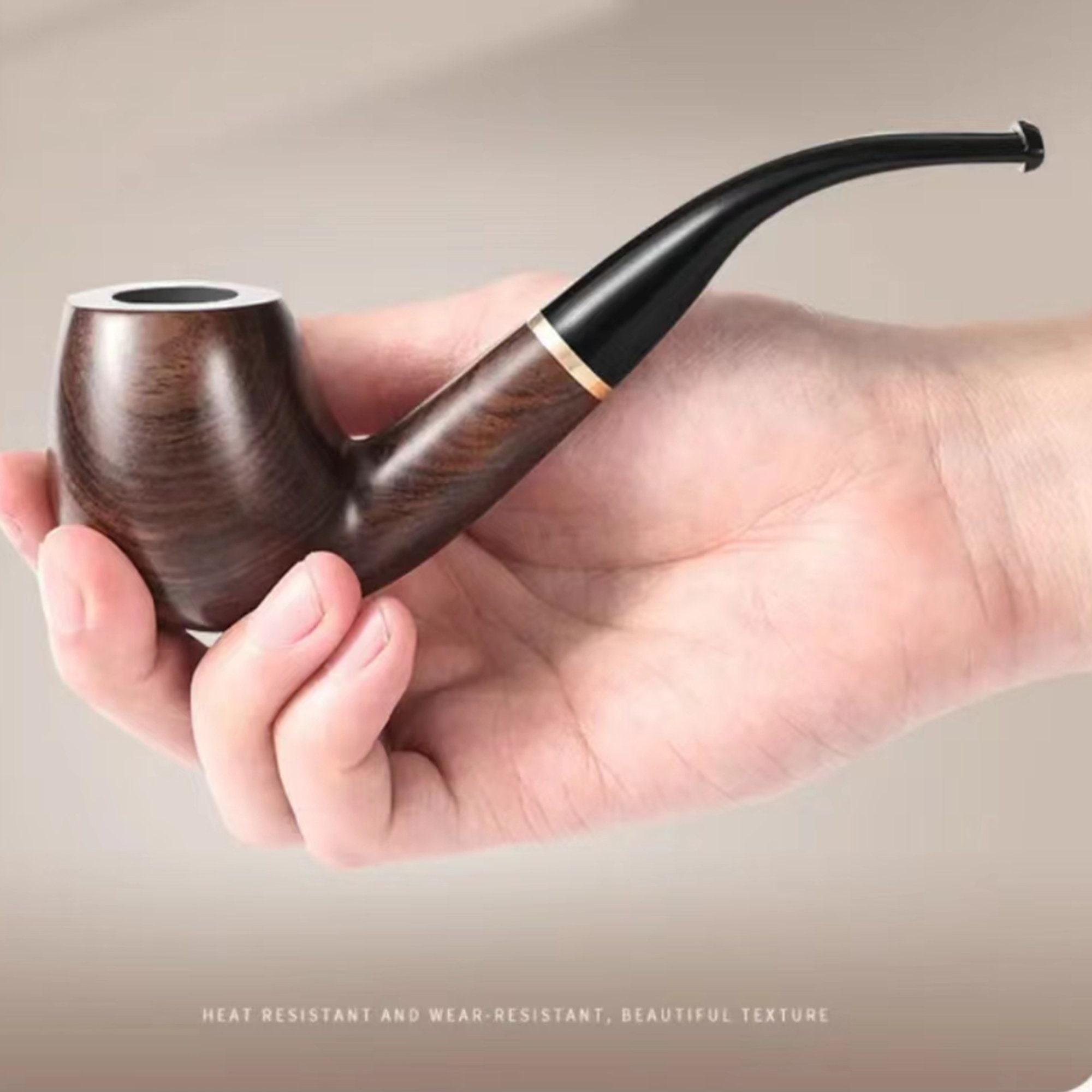 Handmade Wood Smoking Pipe, Perfect Beginner Pipe Kit for Smoking ...