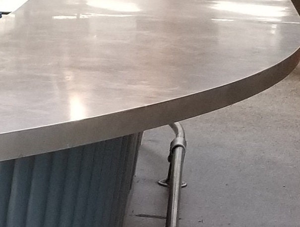 Round Table/zinc Table/metal Table/dining Table/bistro Table/coffee ...