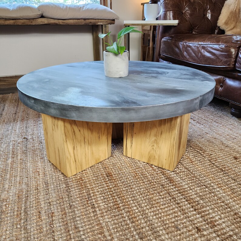 Round Table/zinc Table/metal Table/dining Table/bistro Table/coffee ...