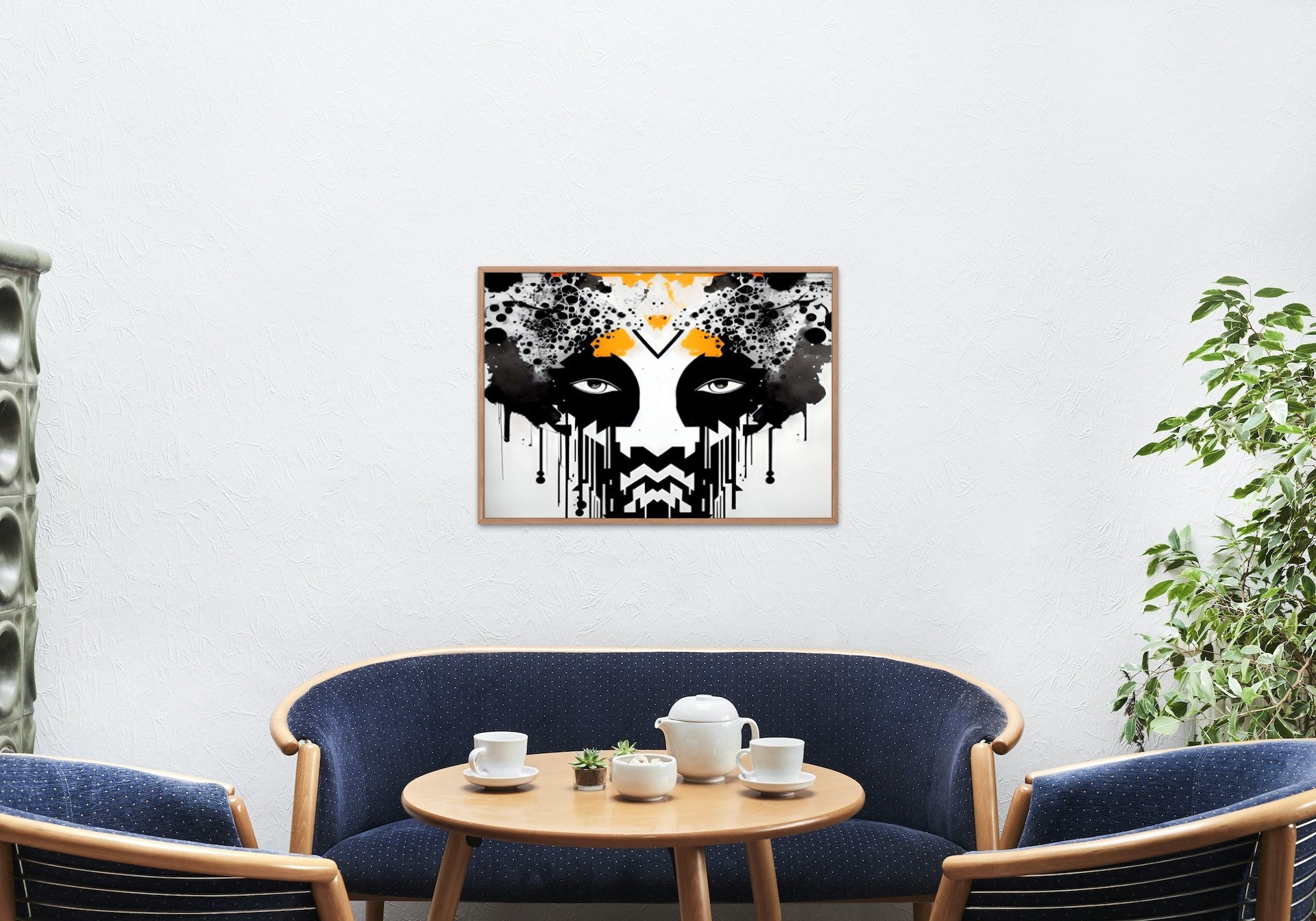 Printable Rorschach Abstract Wall Art, Downloadable Abstract Realism ...
