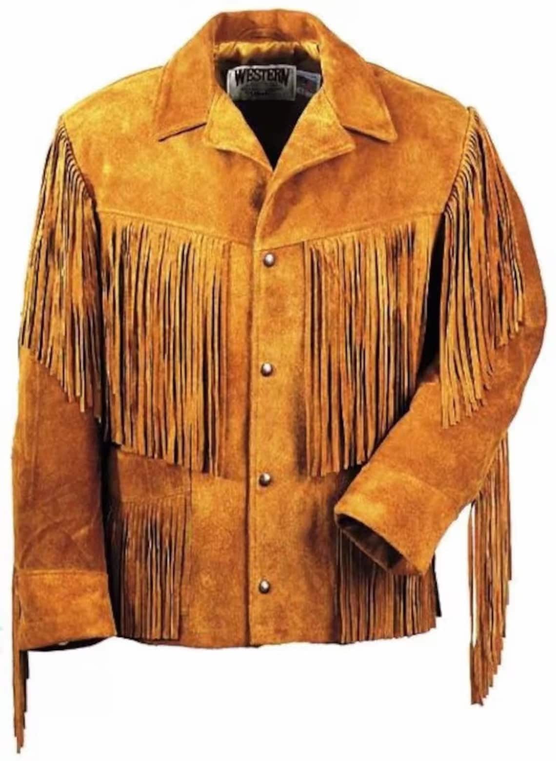 Mens Leather Buckskin Suit Including Shirt and Trouser Mountain Man ...