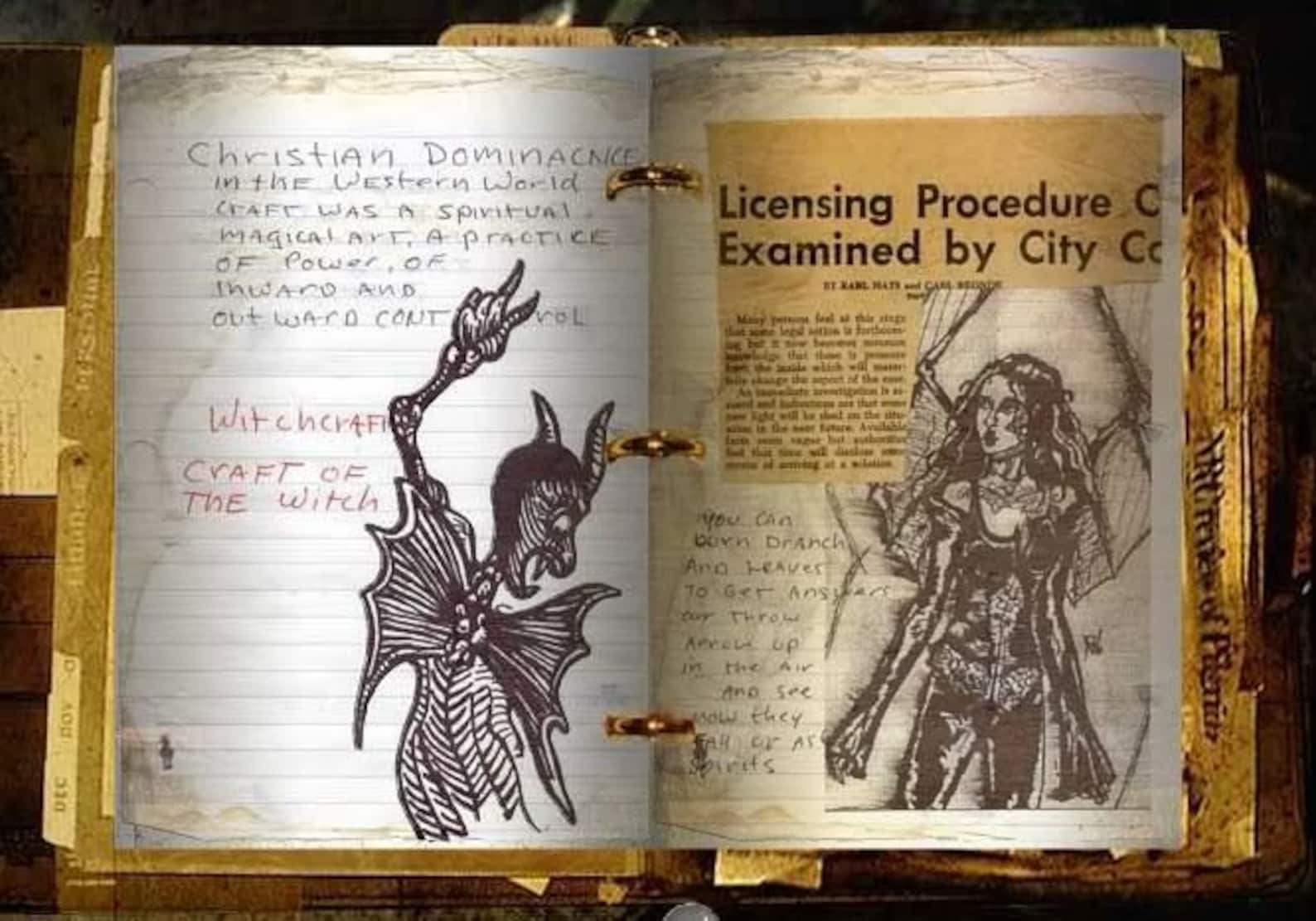 Supernatural Article Pack, John Winchester's Journal, Download - Etsy