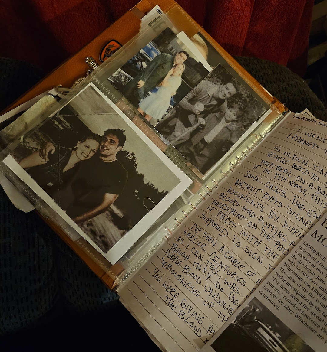 Supernatural Hunter's Journal, Winchester Family Photos, Download - Etsy
