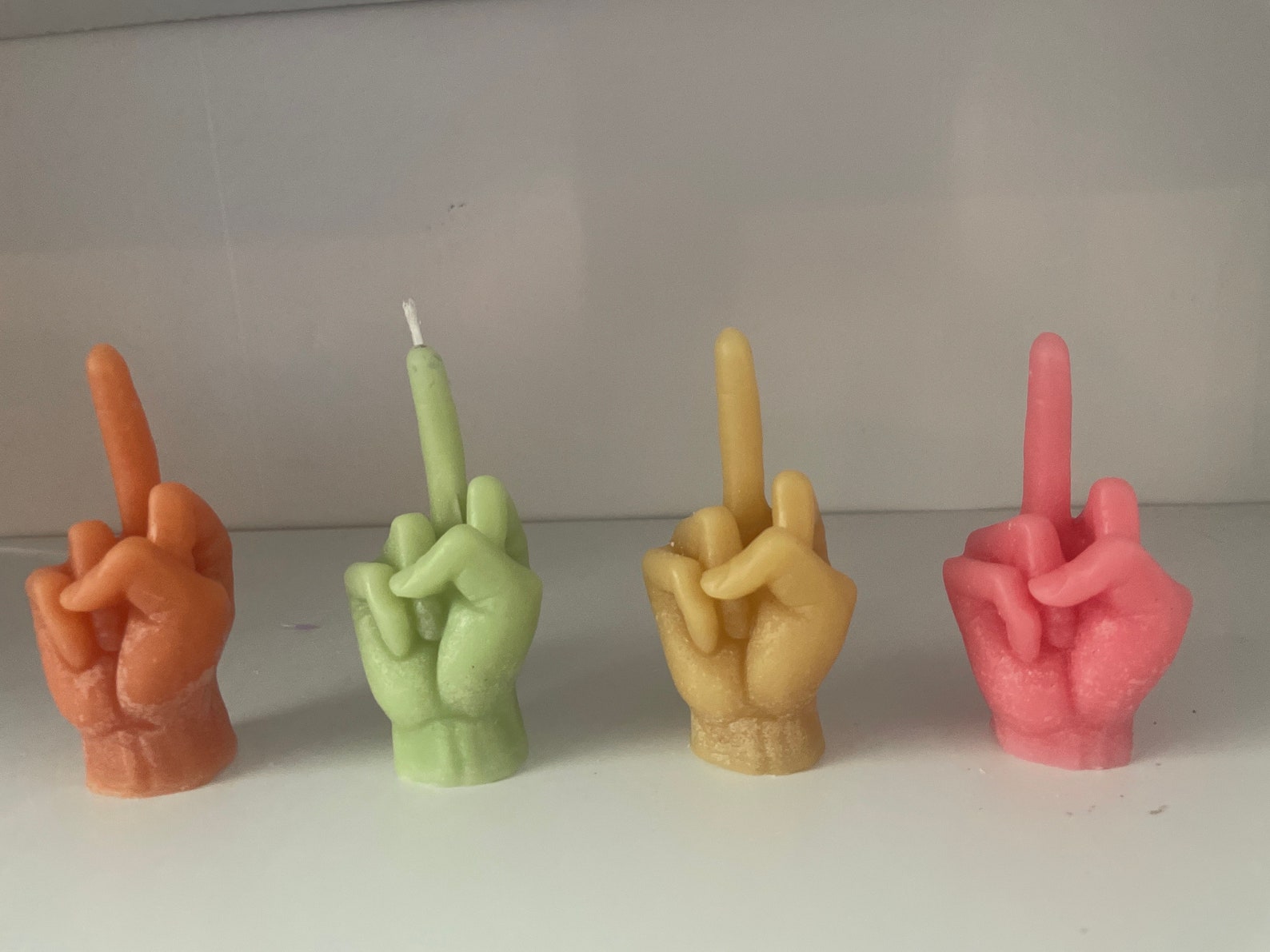 Middle Finger Candle - Etsy