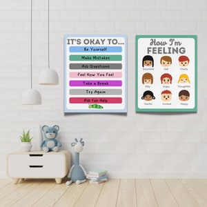 Calming Corner Poster Package/anxiety Relief/mental Heath/classroom ...