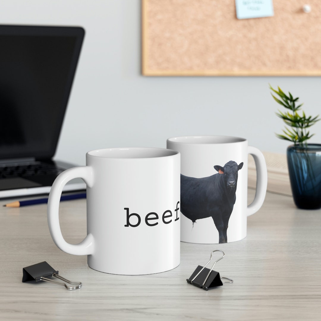 Simangus Bull "beef." Ceramic Mug - Etsy