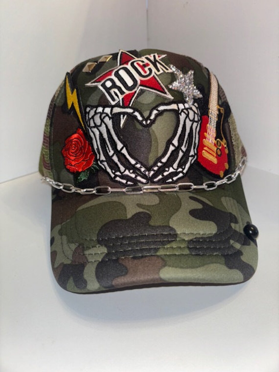 Trucker Patch Hat Rocker Girl Theme - Etsy