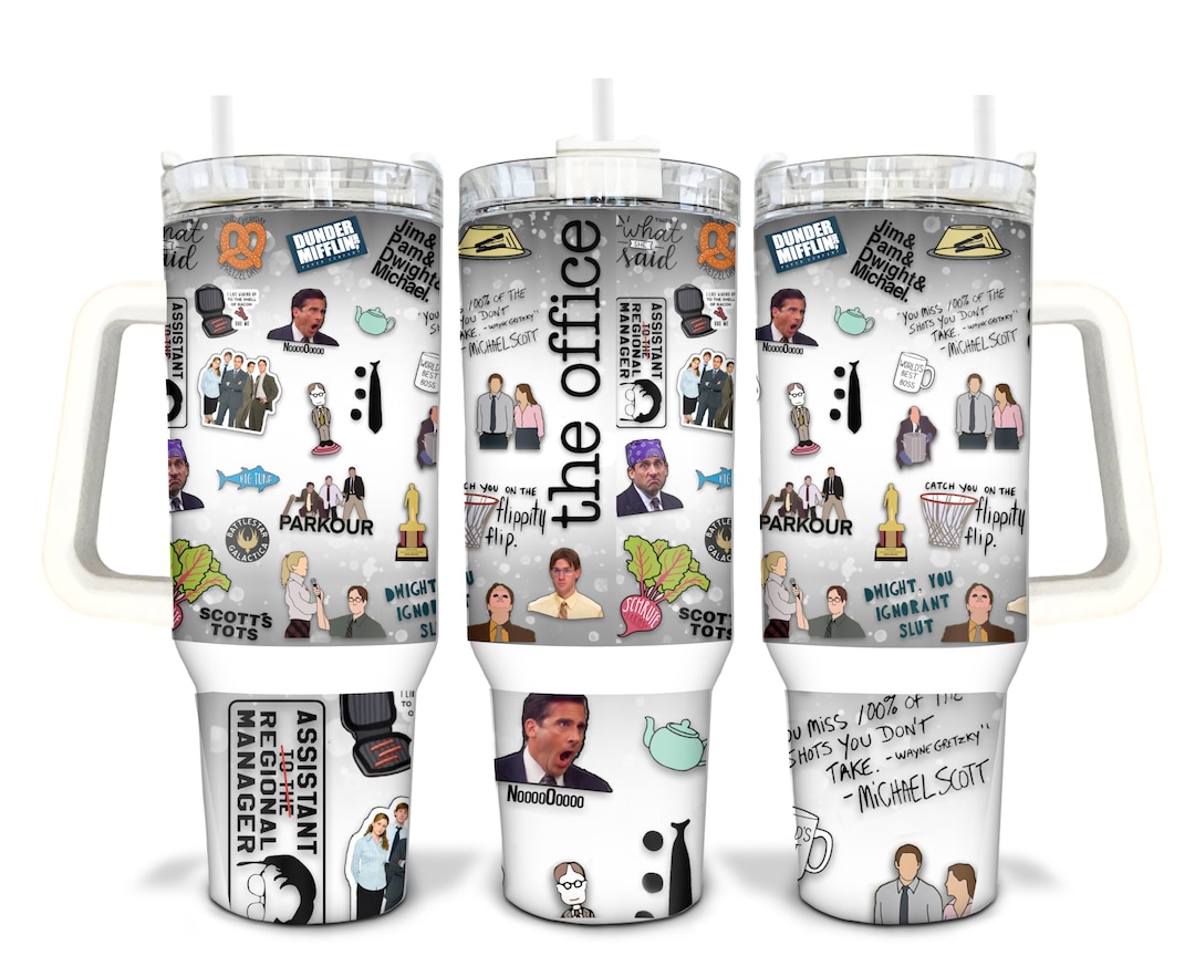 The Office Sublimated 40oz Quencher Tumbler - Etsy