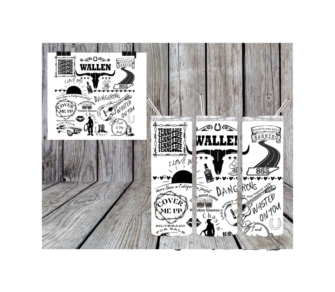 Morgan Wallen Collage Sublimation Tumbler - Etsy