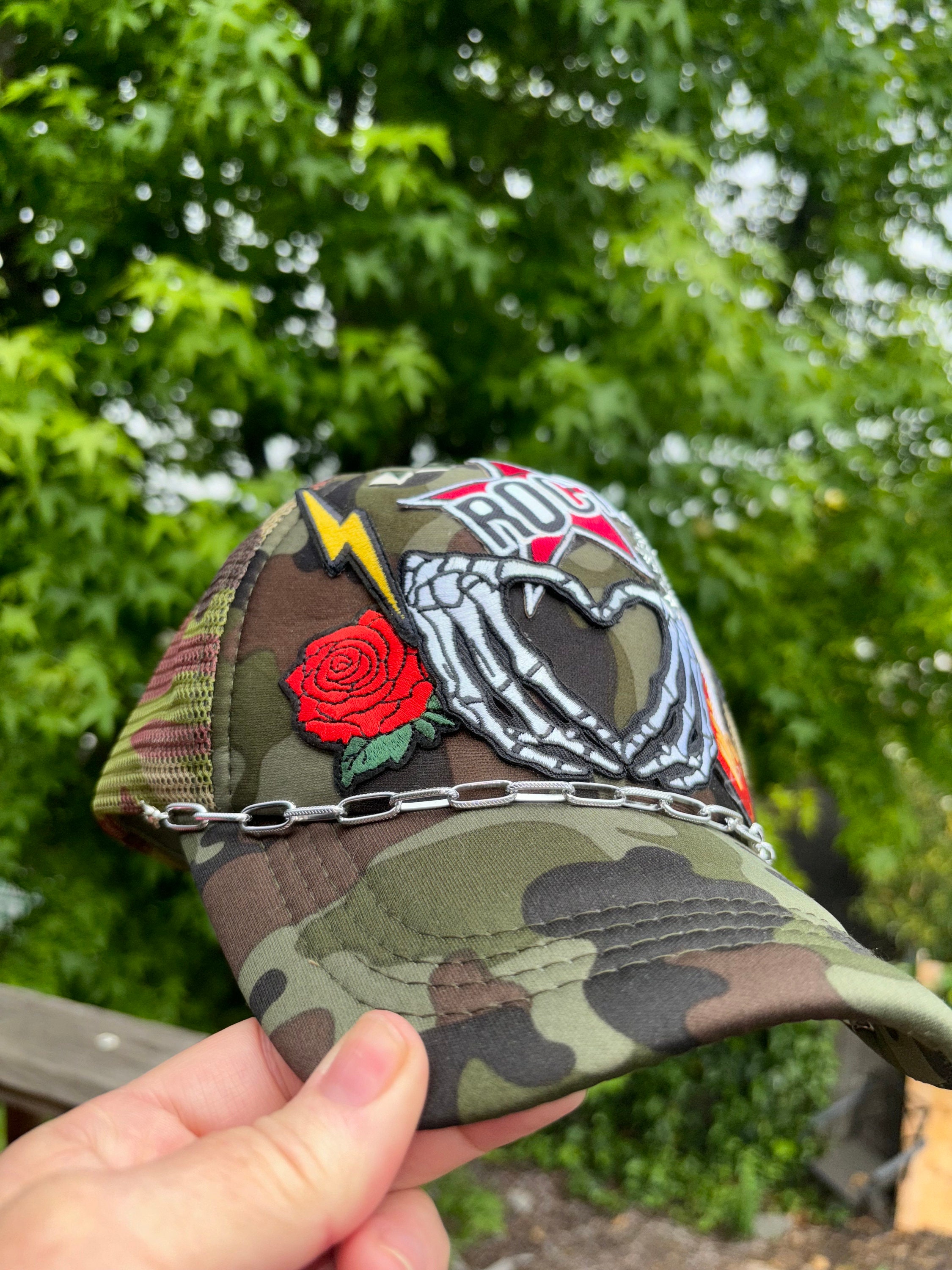 Trucker Patch Hat Rocker Girl Theme - Etsy
