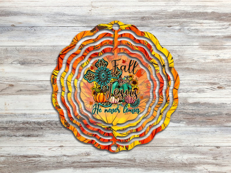 Faith Fall Sublimated Wind Spinner / Rear View Mirror Dangle - Etsy