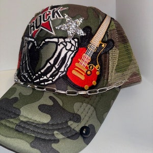Trucker Patch Hat Rocker Girl Theme - Etsy