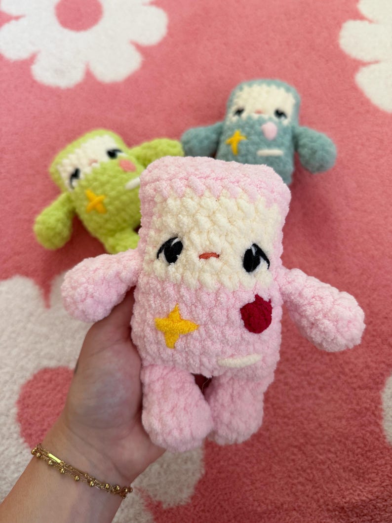 Yarn Boy | Crochet Game Boy Pattern Only | Vintage Crochet | NO SEW - Etsy