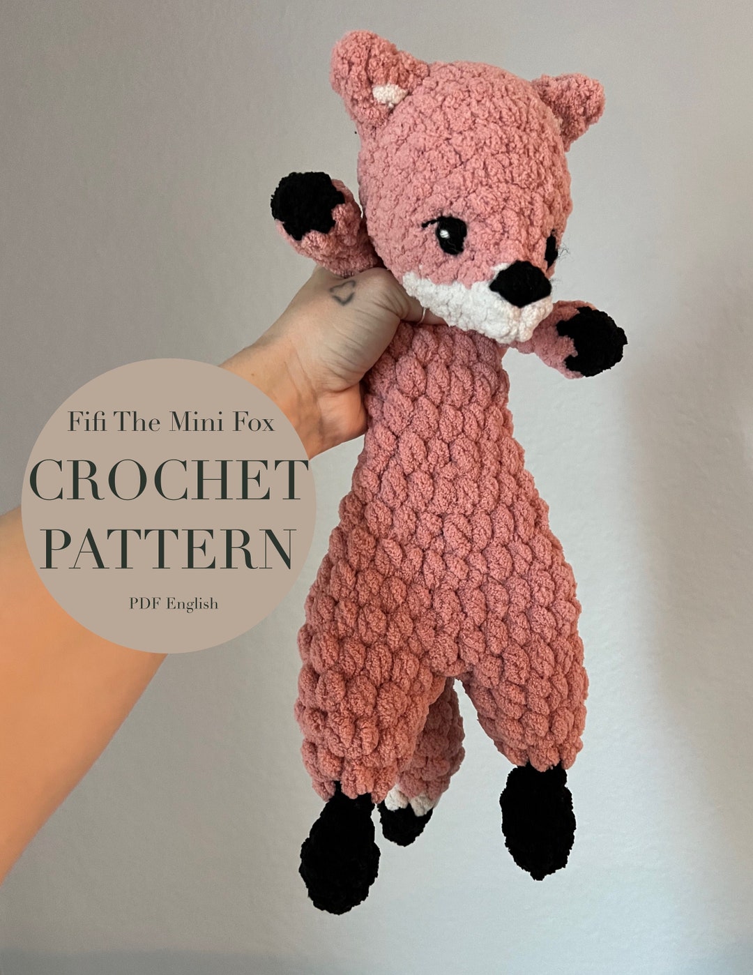 Fifi the Mini Fox Pattern, Crochet Mini Fox Pattern Only - Etsy Australia