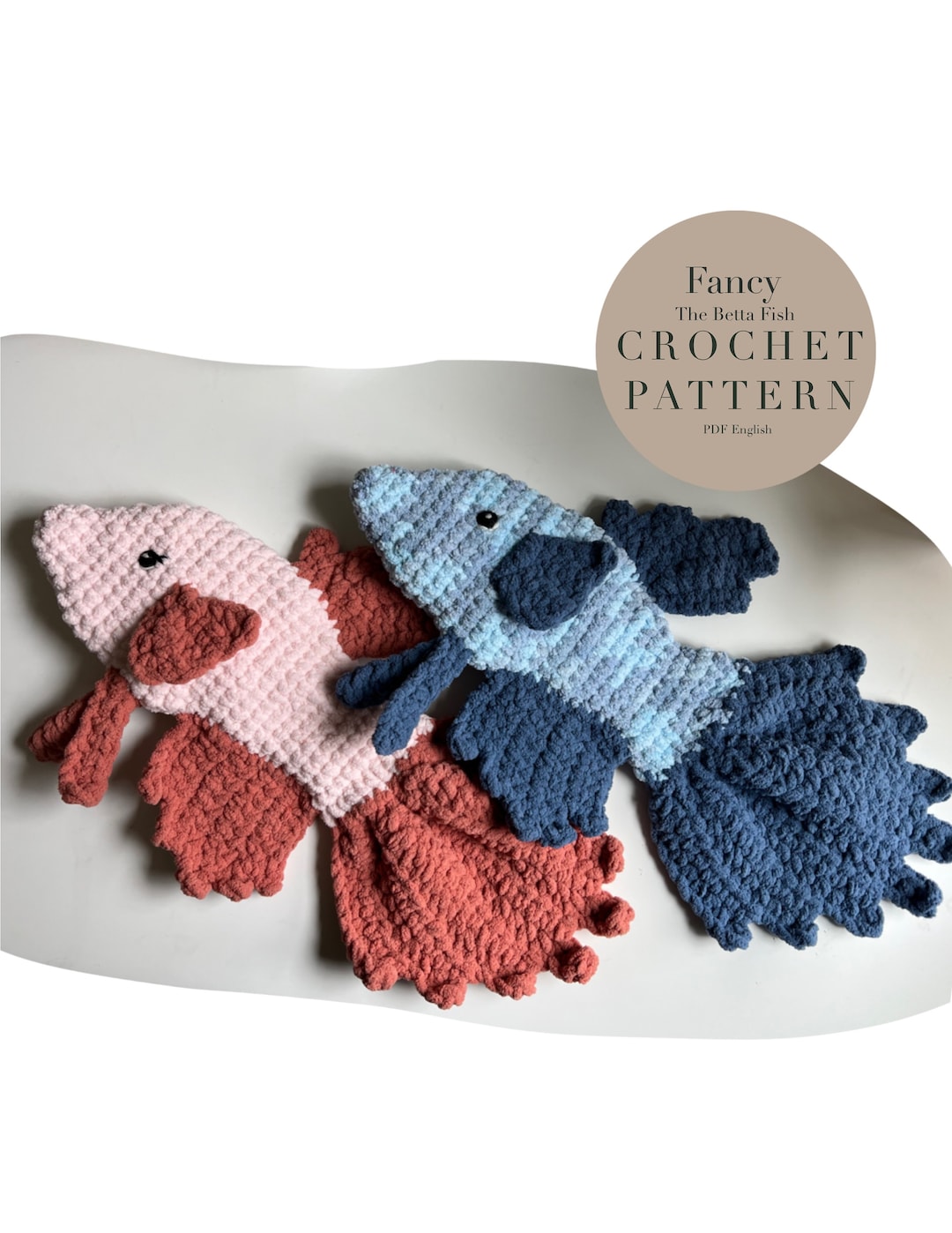 Fancy the Betta Fish Pattern, Crochet Fish Pattern Only - Etsy