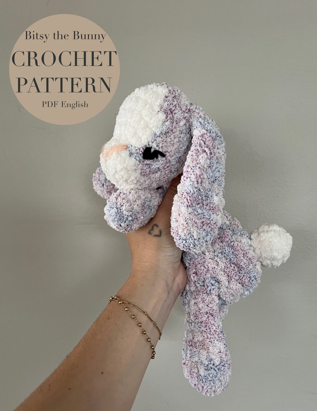 Bitsy the Bunny Pattern | Crochet Bunny Pattern Only - Etsy