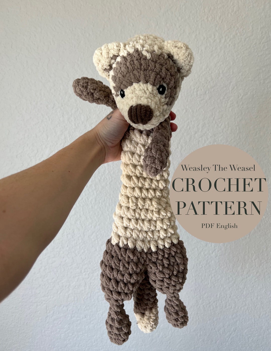 Weasley the Weasel Pattern, Crochet Weasel Pattern Only - Etsy