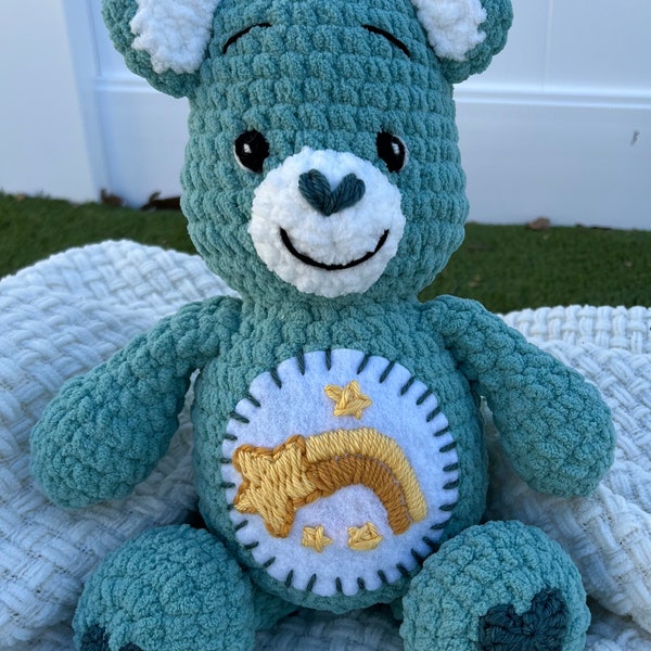 Crochet Care Bear - Etsy