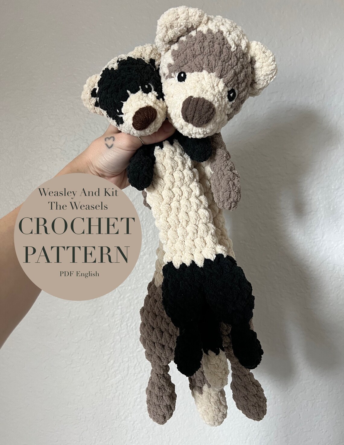 Weasley and Kit the Weasels Pattern, Crochet Pattern Only - Etsy