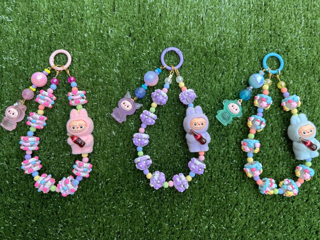 Labubu X Coke Popmart | Bag Charms | Phone Charms | Keychains | - Etsy