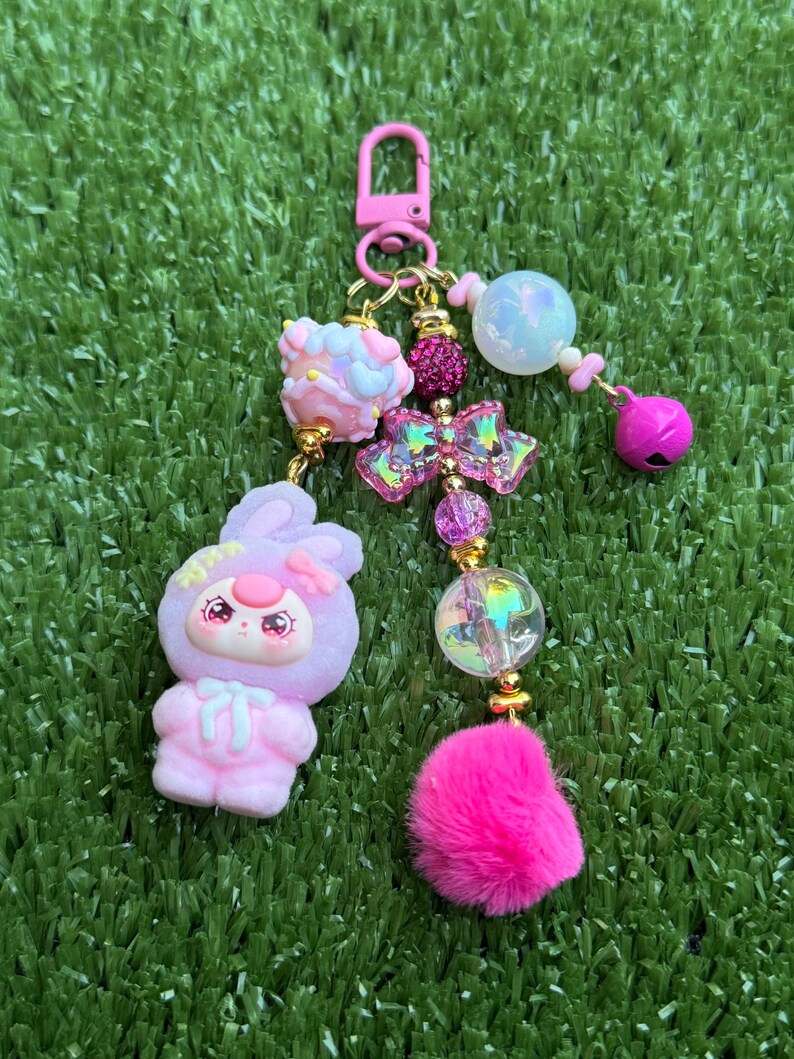Trending Pink Baby Three | Bag Charms | Phone Charms | Cute - Etsy