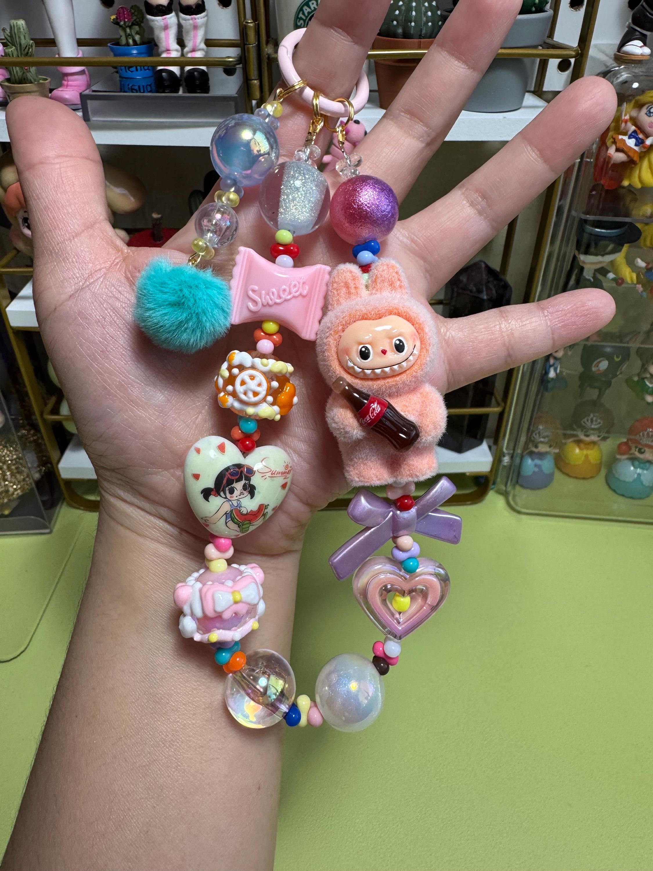 Cute Trending Labubu Mix Color | Bag Charms | Phone Charms | Keychaind ...