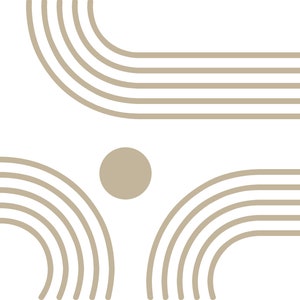 Simple Boho Printable, Digital Download Art, Boho Art, Minimalist Boho ...