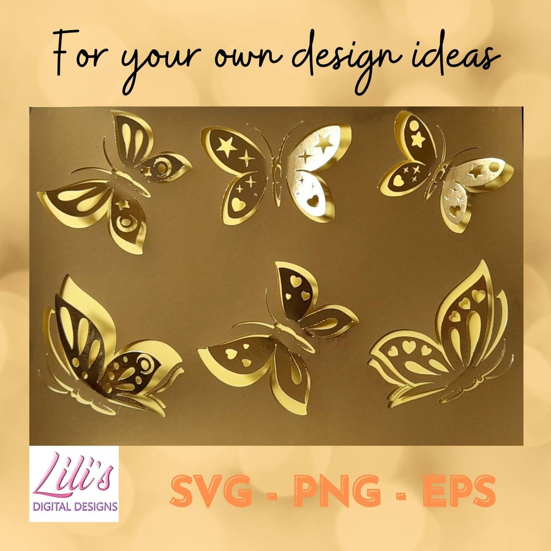 Six Pop up Butterfly Designs to Use in Your Own Ideas - Etsy
